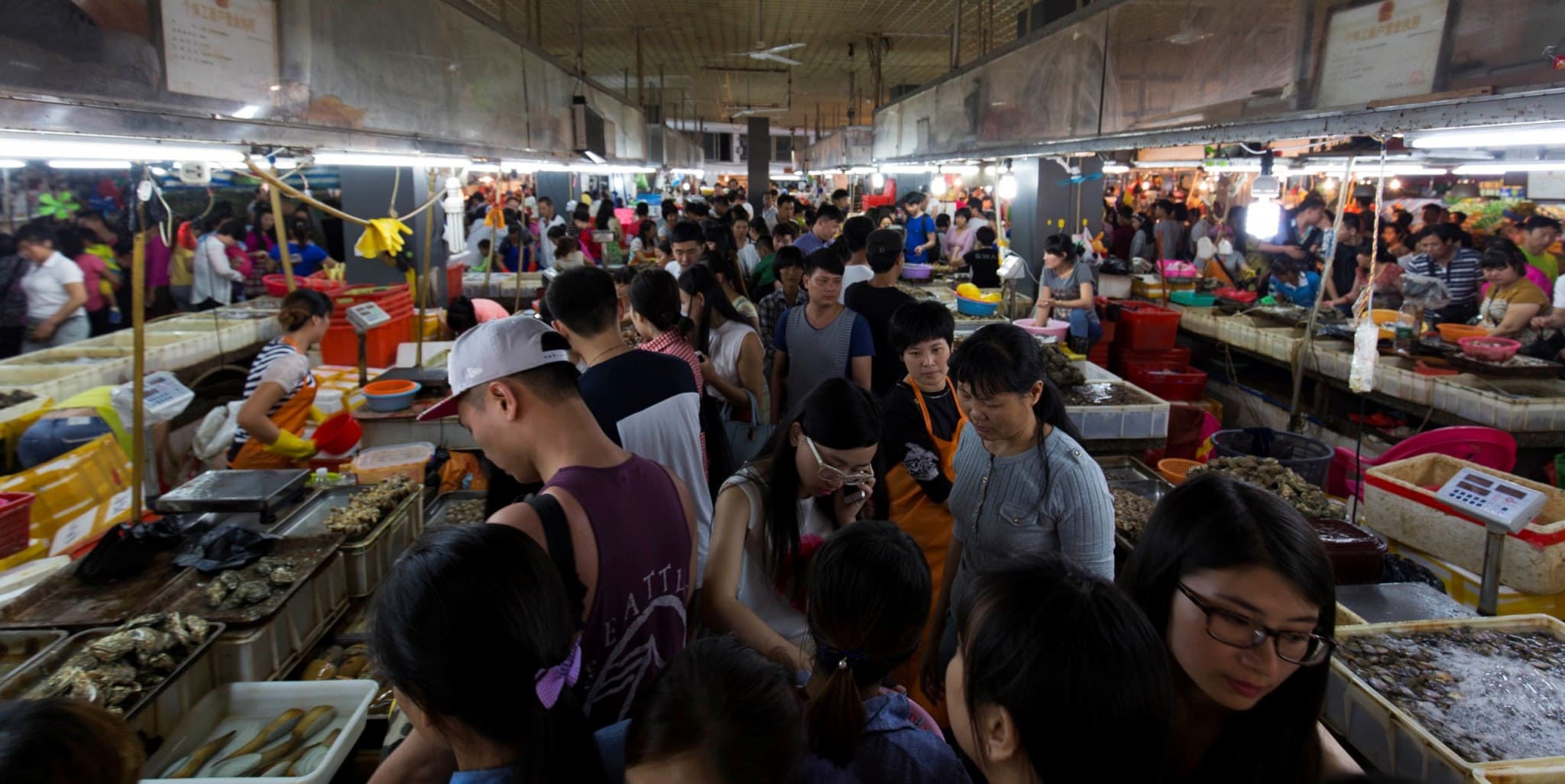 CHINA - A day on West Island & dinner at the local Sanya fish market ...