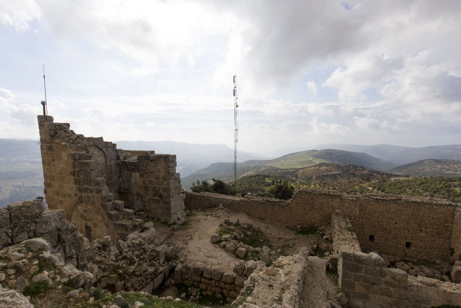 JORDAN - Roman ruins of Jerash, Umm Qais and the Ajlun Castle in a day ...